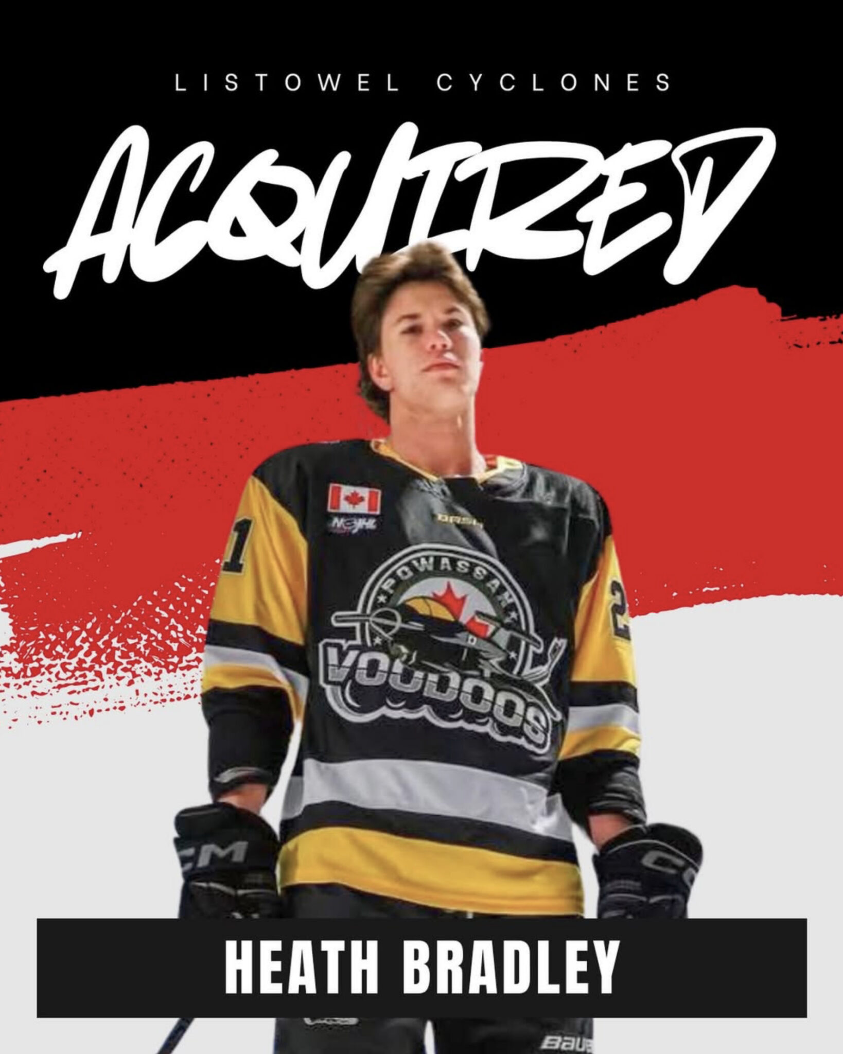 Cyclones Acquire Heath Bradley Ahead of 2026–27 GOHL Season | Listowel ...